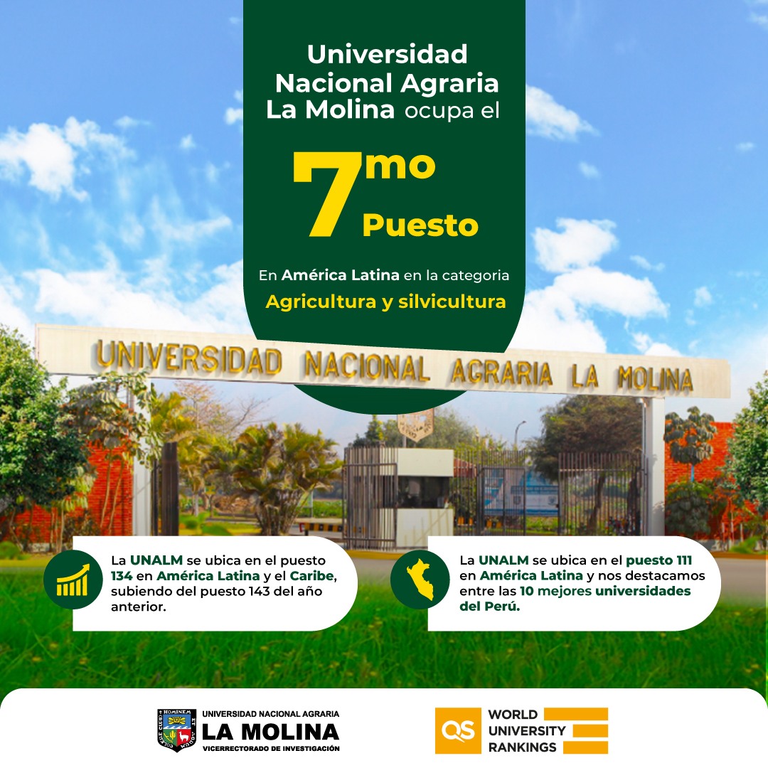 La Universidad Nacional Agraria La Molina destaca en el QS Rankings de ...